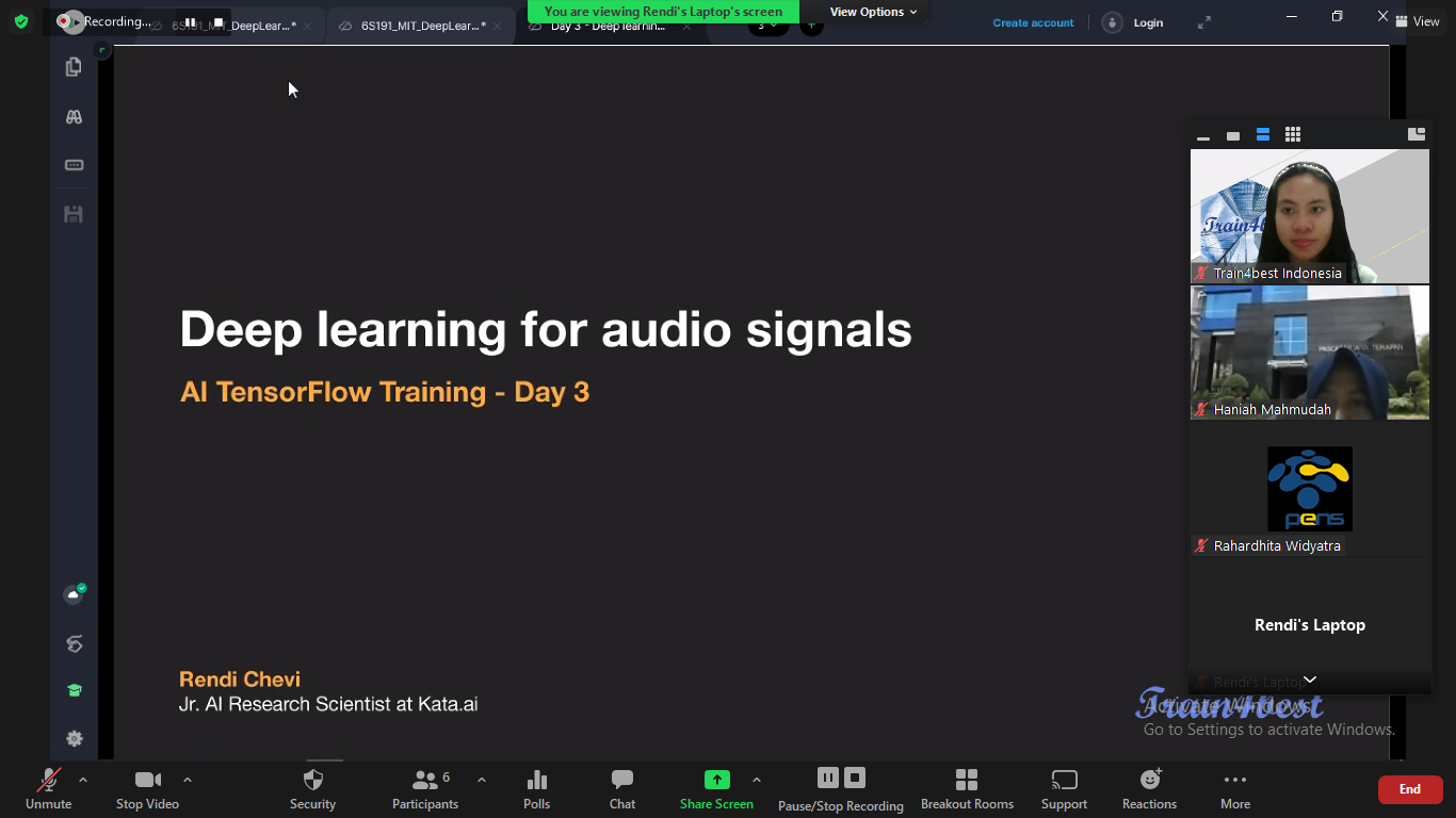 AI Tensor Flow – Train4best